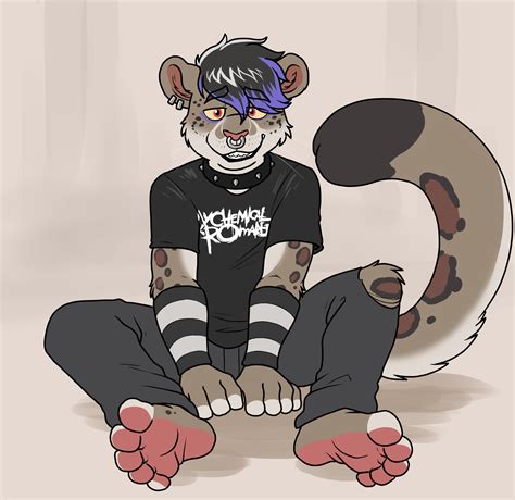 Bbooru 2024 5 Toes Alternative Fashion Anthro Armwear Band T Shirt