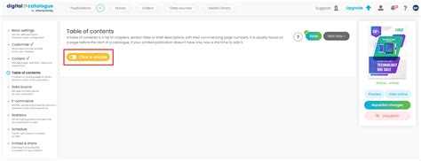 Add Table Of Contents For A Fast Browsing Experience