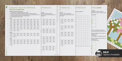 Spring Grid References Puzzles Beyond Geography