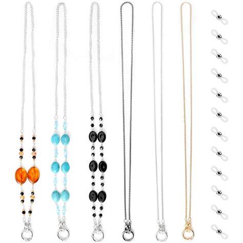 Eyeglass Chains For Women Beaded Glasses Necklace Stylish Sunglasses