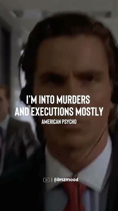 So What You Do American Psycho Patrick Bateman Quote Motivation