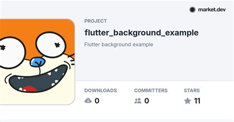 Flutterbackgroundexample Ecosystem Directory Marketdev
