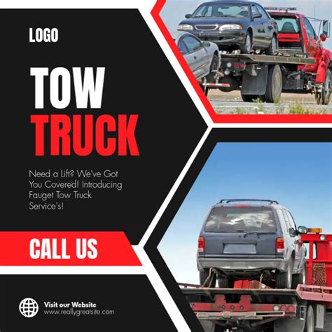 Tow Truck Services Flyers Template Postermywall