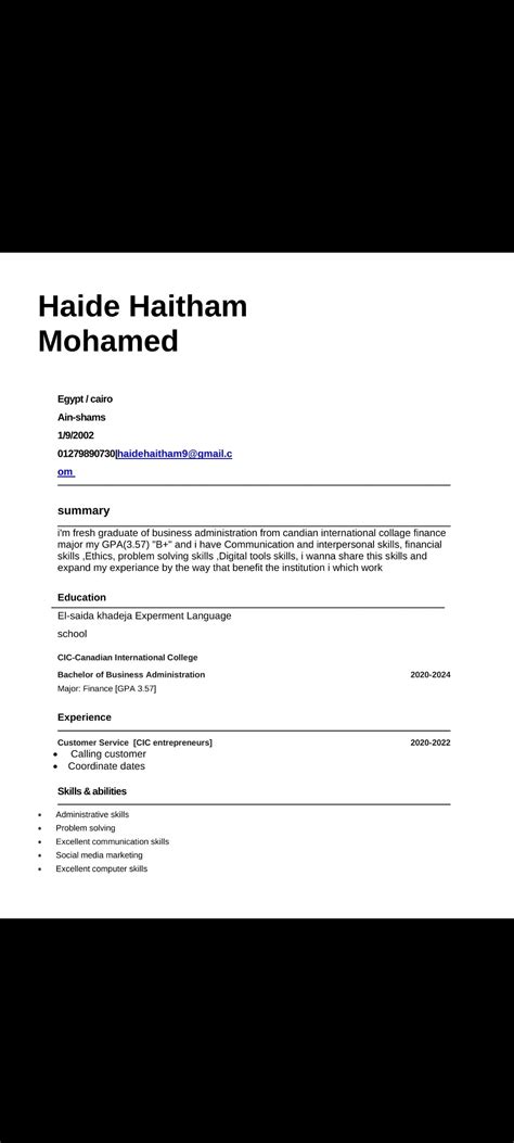 Hey Dear Connections Im Haidee I Graduated From A Business