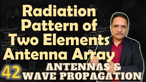 Radiation Pattern Of Two Elements Antenna Array Youtube