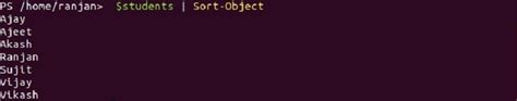 Powershell Sort Object Syntax Parameters And Examples Of Powershell