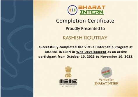 Kashish Routray On Linkedin Internshipopportunity Html5 Css Javascript Webdevelopment