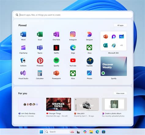 Microsoft Shows Off Radically Different Start Menu In Windows 11 But