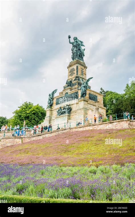 Niederwald Monument Also Called Germania Above Rüdesheim Am Rhein