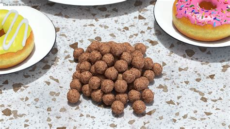 Cereal Chocolate Balls Pile 3d Model 29 3ds Blend C4d Fbx Max Ma Lxo Obj Free3d