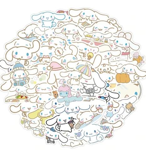 Set 50 Stickers Pegatin Cinnamoroll Hello Kitty Envio Rapido Cuotas