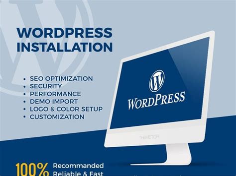 Wordpress Theme Installed And Setup And Customize Upwork