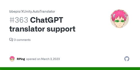 ChatGPT Translator Support Issue Bbepis XUnity AutoTranslator GitHub