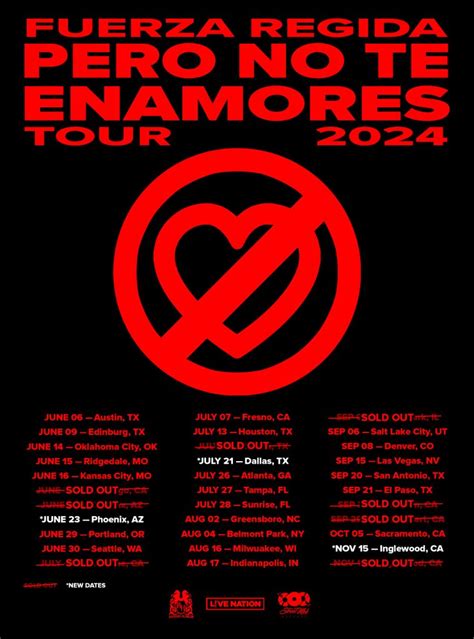 Fuerza Regida Adds Dates To “pero No Te Enamores Tour” After Several