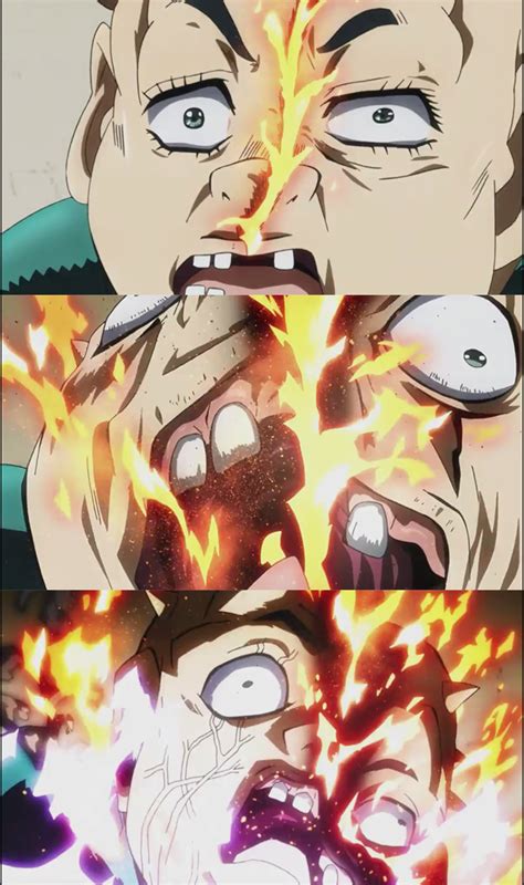 Shigechis Face Is Blown Up Jojos Bizarre Adventure Know Your Meme