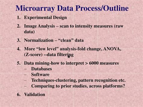 PPT Microarray Data Analysis Day PowerPoint Presentation Free Download ID