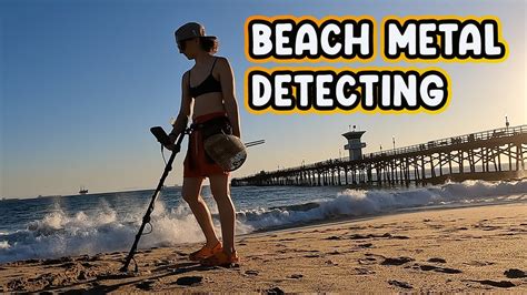 Beach Metal Detecting Beautiful Sunset Afternoon And Night Hunt Youtube