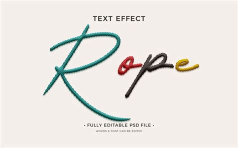 premium psd string text effect