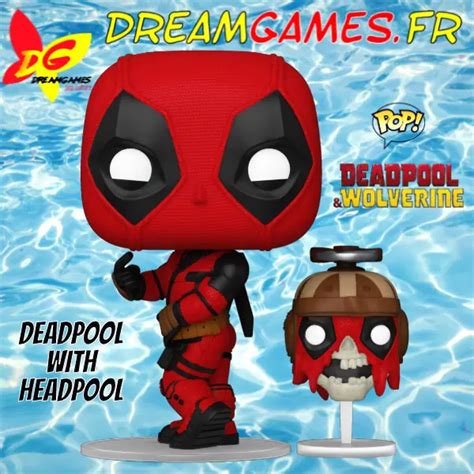 Funko Pop Deadpool With Headpool 1400 Deadpool And Wolverine