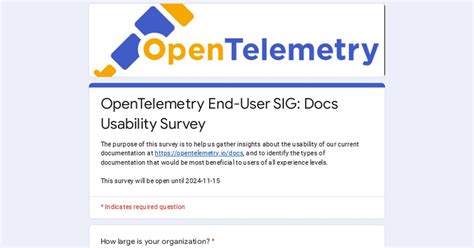 opentelemetry on linkedin opentelemetry end user sig docs usability