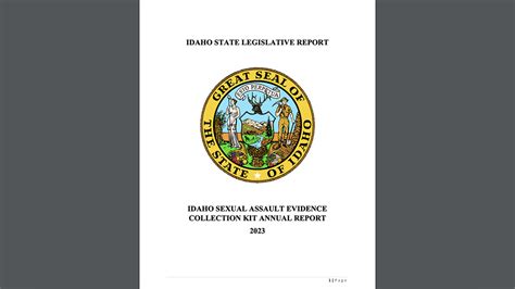 Ispfs Releases Annual Report On Sexual Assault Evidence Collection Kits
