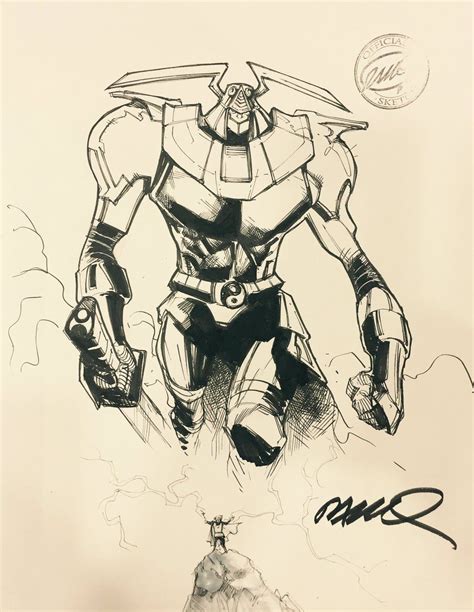 Humberto Ramos Sketch At Explore Collection Of