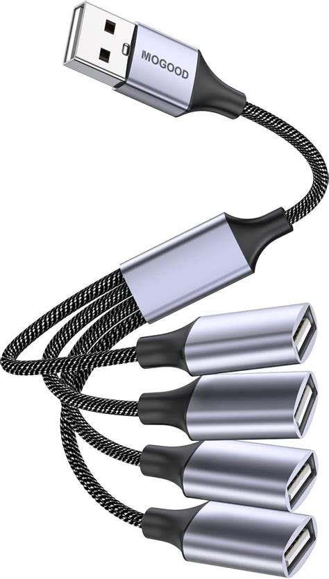 Mogood Usb Splitter 4 In 1 Usb Cableusb Hub Usb To Usb Adaptermulti