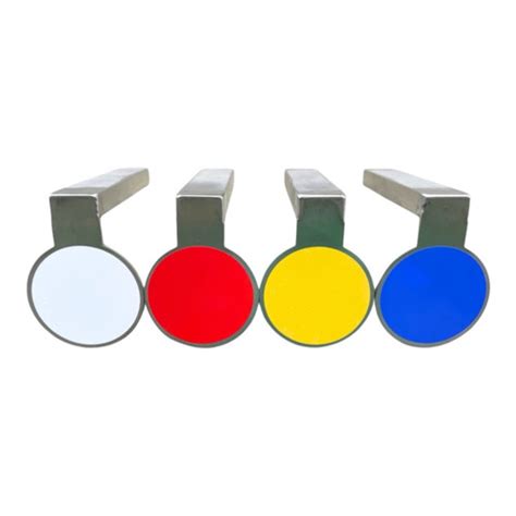 Ditch Mounted Lawn Bowls Rink Markers Durable Stainless Steel Design