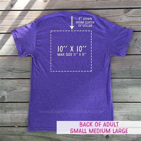 Tips For Heat Transfer Vinyl Shirt Decal Placement Silhouette School