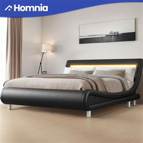 Yardbliss Queen Size Led Bed Frame 120° Tilted Headboard Temu