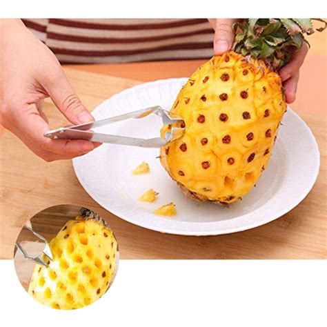 Stainless Steel Pineapple Eye Peeler Remover Fruit Seed Cutting Fruits