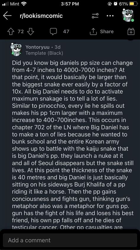 What Are Your Thoughts On The Pp Training Arc Of The Light Novel Chapters 700 1700 R Lookismcomic