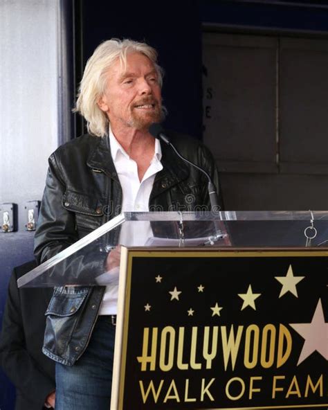 Sir Richard Branson Star Ceremony Editorial Image Image Of Richard