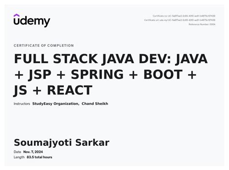 🚀 Just Completed An Intensive Full Stack Java Development Course