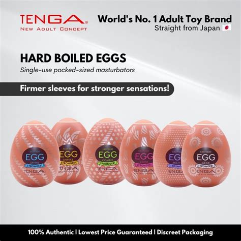 Tenga Hard Boiled Egg Ii Portable Male Masturbator Sex Toy For Men