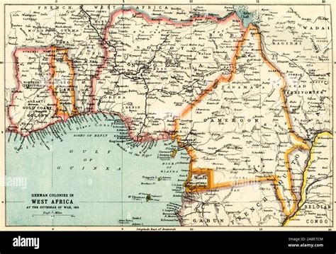 1914 Africa Map