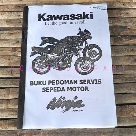 Jual Buku Manual Service Kawasaki Ninja 150 Kis Super Kips Ss R Rr Old