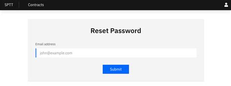 Reset Password Sptt