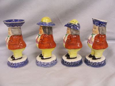 Blue Willow Toby Condiment Set 138178287