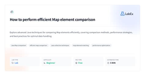 How To Perform Efficient Map Element Comparison Labex
