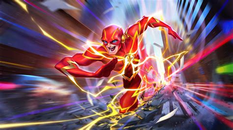 1080x234020 Flash 4k Dc Cartoon Art 1080x234020 Resolution Wallpaper