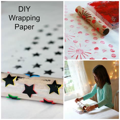 Diy Wrapping Paper With Foam Stickers
