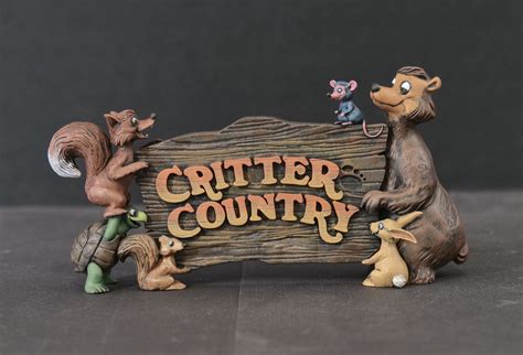 💦 Critter Country Sign Splash Mountain Disneyland Original・ 3d File