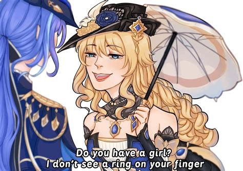 Clorinde And Navia Genshin Impact Drawn By Nate Nate Danbooru