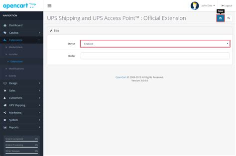 2 Installing Ups Shipping And Ups Access Point™ Official Extension