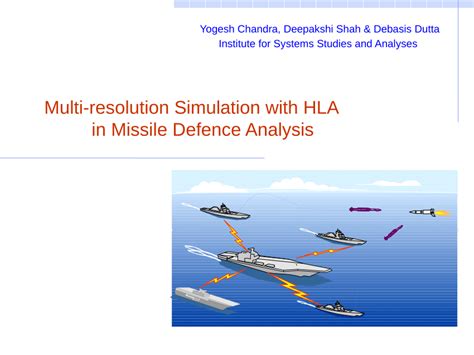 Pdf Multi Resolution Simulation With Hla In Missile Defence Analysis