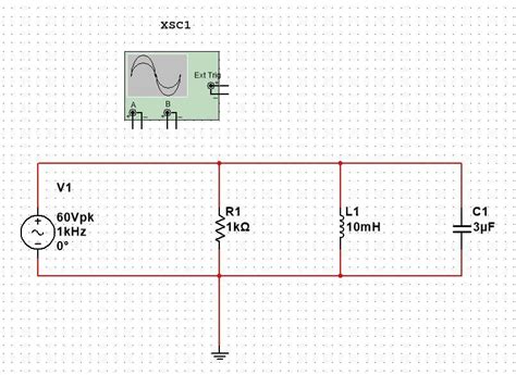 How To Measure Tottal Current And Max Voltage In Parallel Rlc Circuit Using Oscilloscope Ni