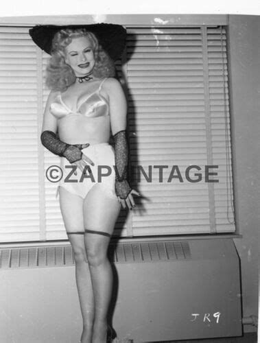 Vtg 1950s Pin Up Risque Sexy Lingerie Pointy Tits Boobs Naughty Photo