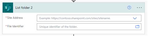 List Folder Action In Sharepoint Connectorpower Automate Cloud Flows