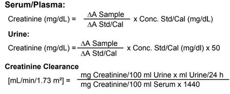 Creatinine Test Procedure Lab Tests Guide